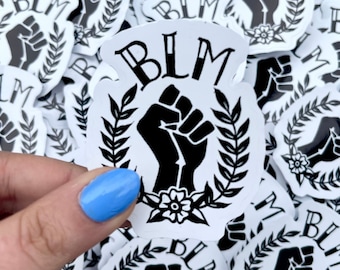 Solidarity Sticker in Support of the Black Lives Matter - Etsy