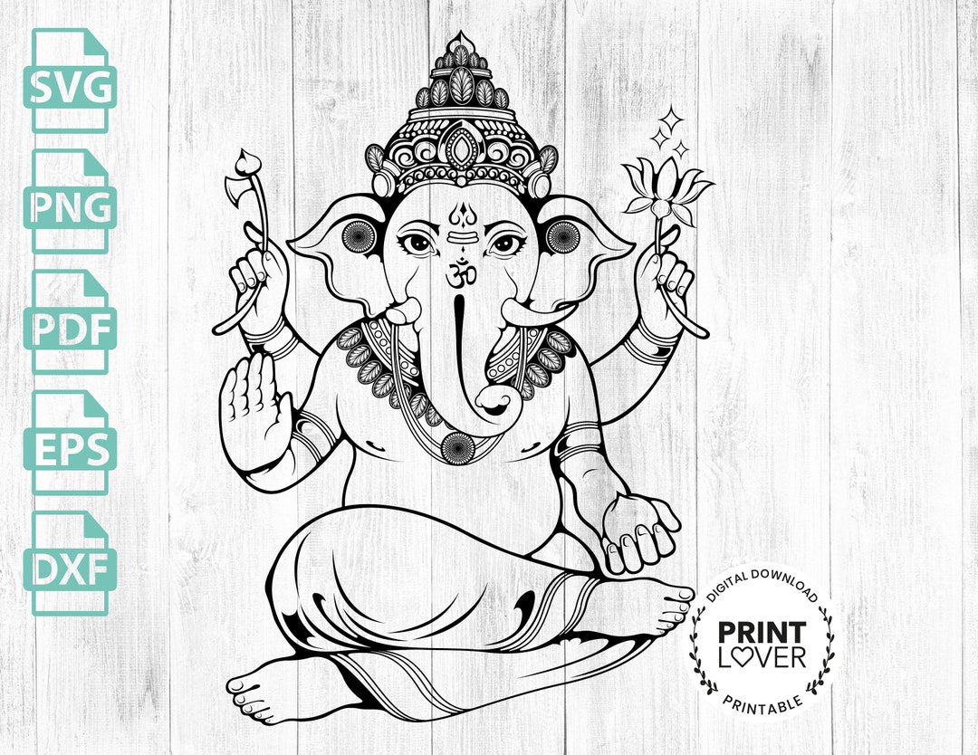 OM SVG Cutting Files for Cricut and Silhouette Cameo Png Clipart Dxf ...