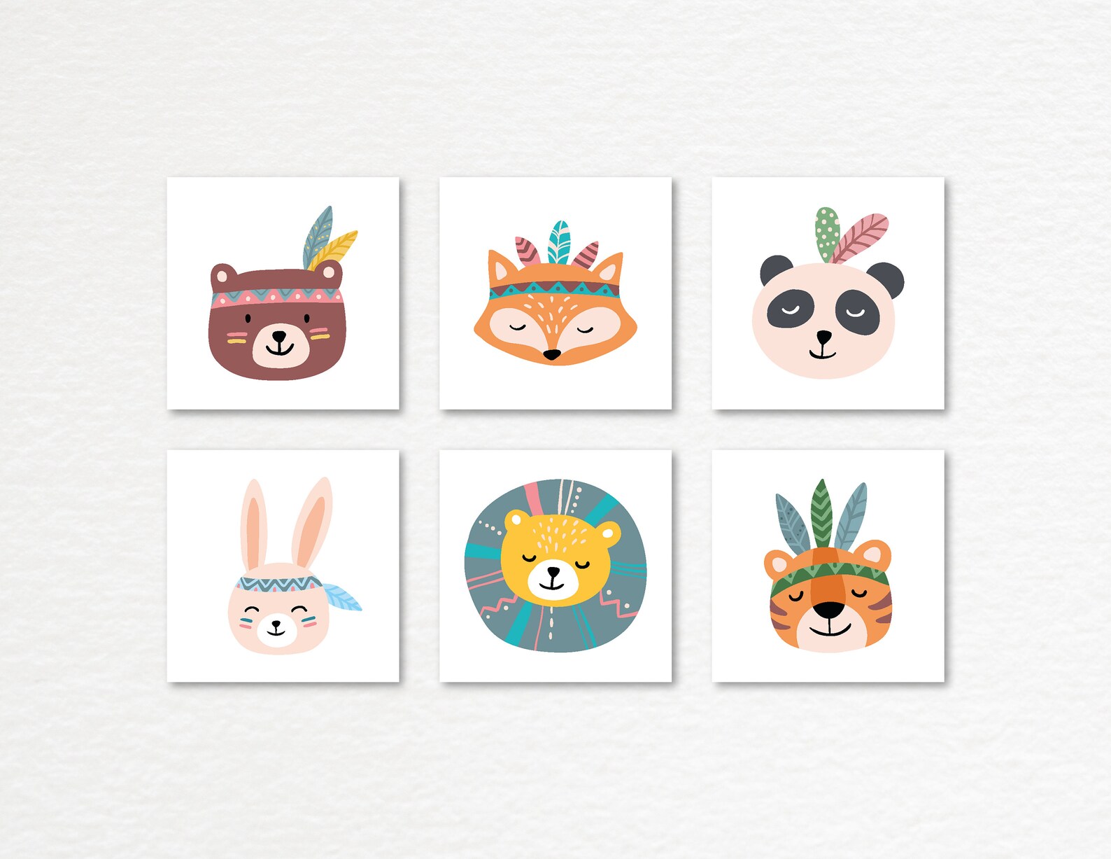 Animales set de posters imprimibles - Etsy España
