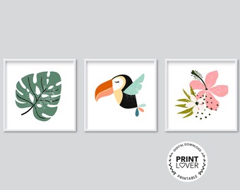 Printable Hawaiian Educational Charts Set Tropical Aloha - Etsy