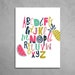 Alphabet Printable Poster - Etsy