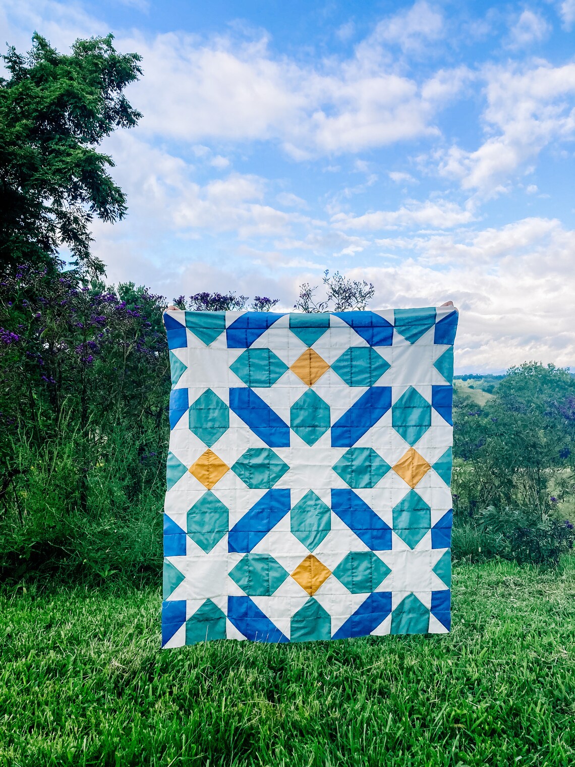 Portugal Quilt Pattern PDF for Modern Quilters and Sewers - Etsy