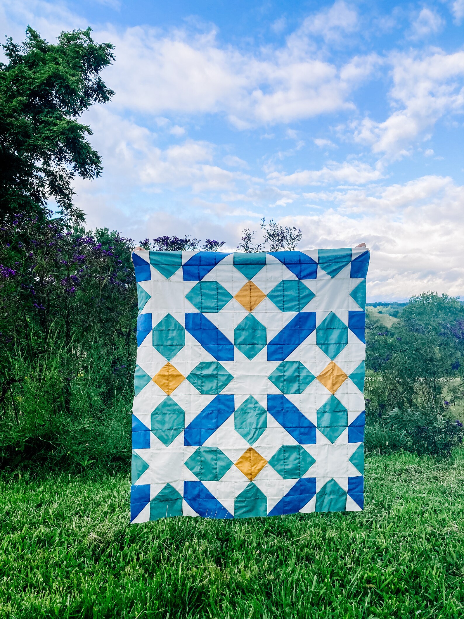 Portugal Quilt Pattern PDF for Modern Quilters and Sewers - Etsy