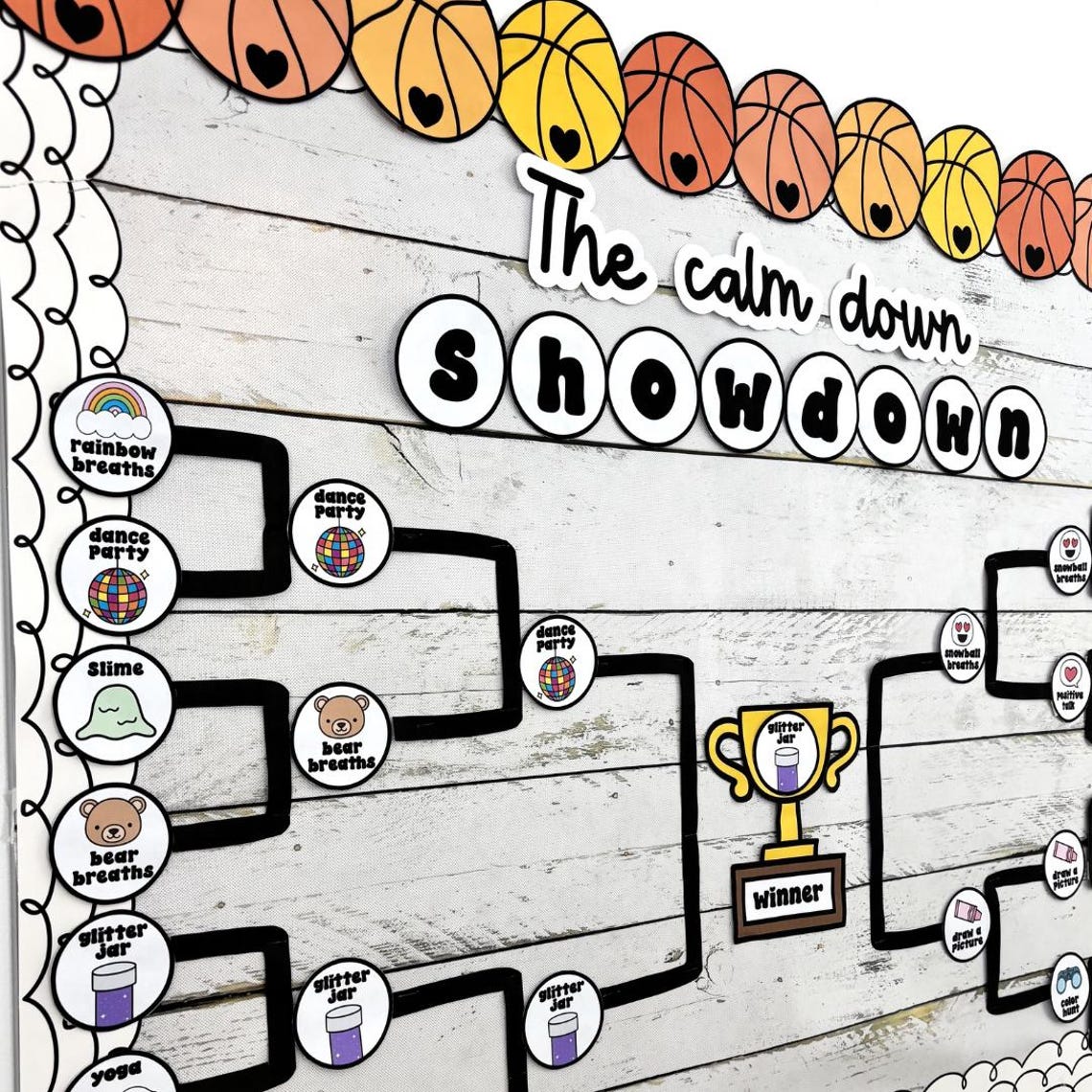 March Bulletin Board Idea - Basketball Classroom Decor - Basketball ...