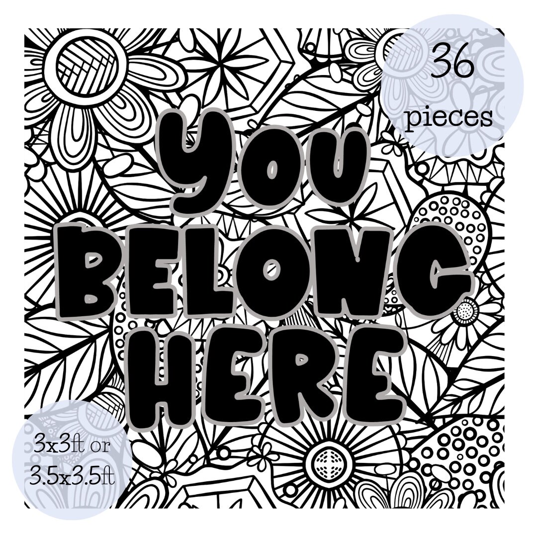 Collaborative Coloring Poster for the Classroom | School Counselor ...