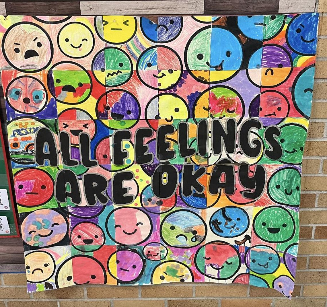 All Feelings Are Ok Poster | All Feelings Matter Collaborative Poster ...