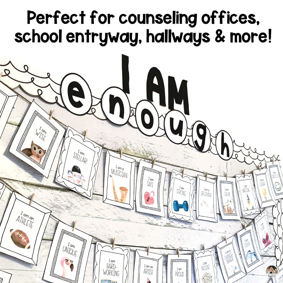 Affirmation Station Classroom Kit Positive Affirmations Bulletin Board ...