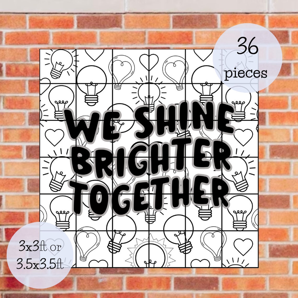 Collaborative Coloring Poster for the Classroom STEM Poster Art Project ...