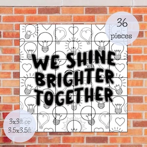 Collaborative Coloring Poster for the Classroom | STEM Poster Art ...