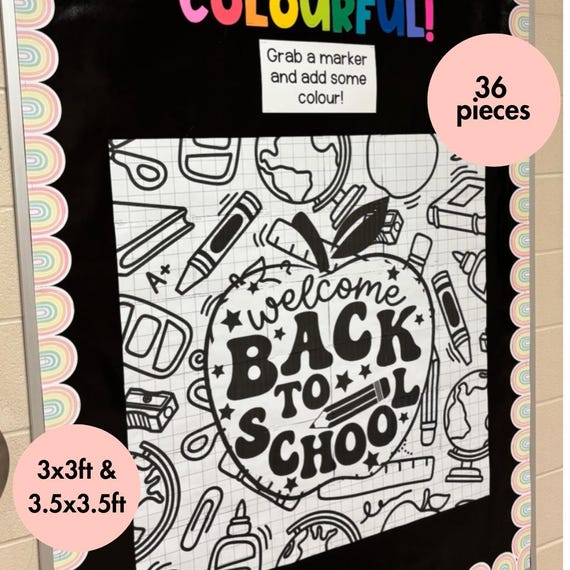 Welcome Poster To Colour