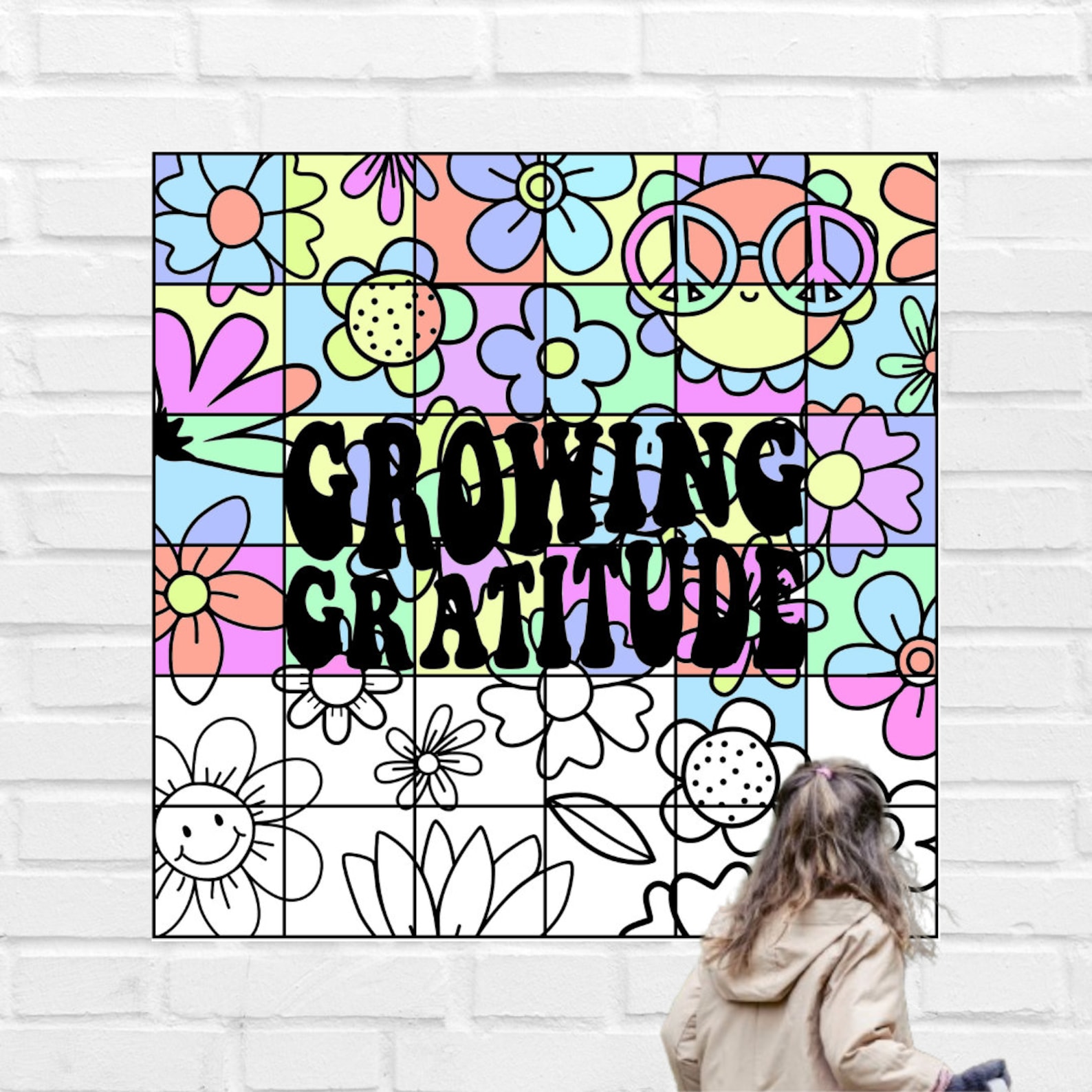 Collaborative Poster | Gratitude Sign | Collaborative Mural Tiles ...