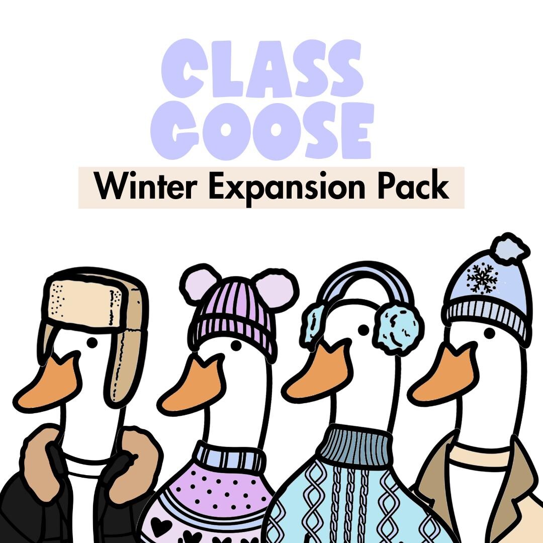 Winter Class Mascot Outfits - Silly Goose Bulletin Board - November ...
