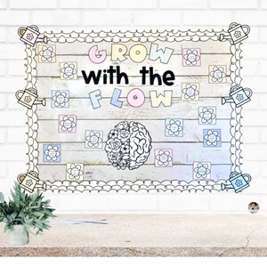 Growth Mindset Posters Wall Art | Bulletin Board Set for Growth Mindset ...