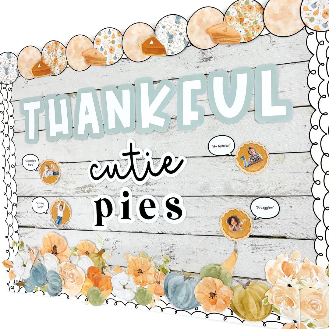 Thanksgiving Bulletin Boards for School | Thanksgiving Decor for the ...
