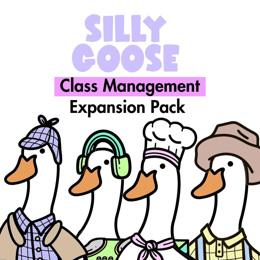 Silly Goose Classroom Printable | Back to School Decor for Teachers ...