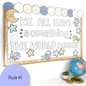 Bulletin Board Inspirational Decorations | Confidence Booster Activity ...