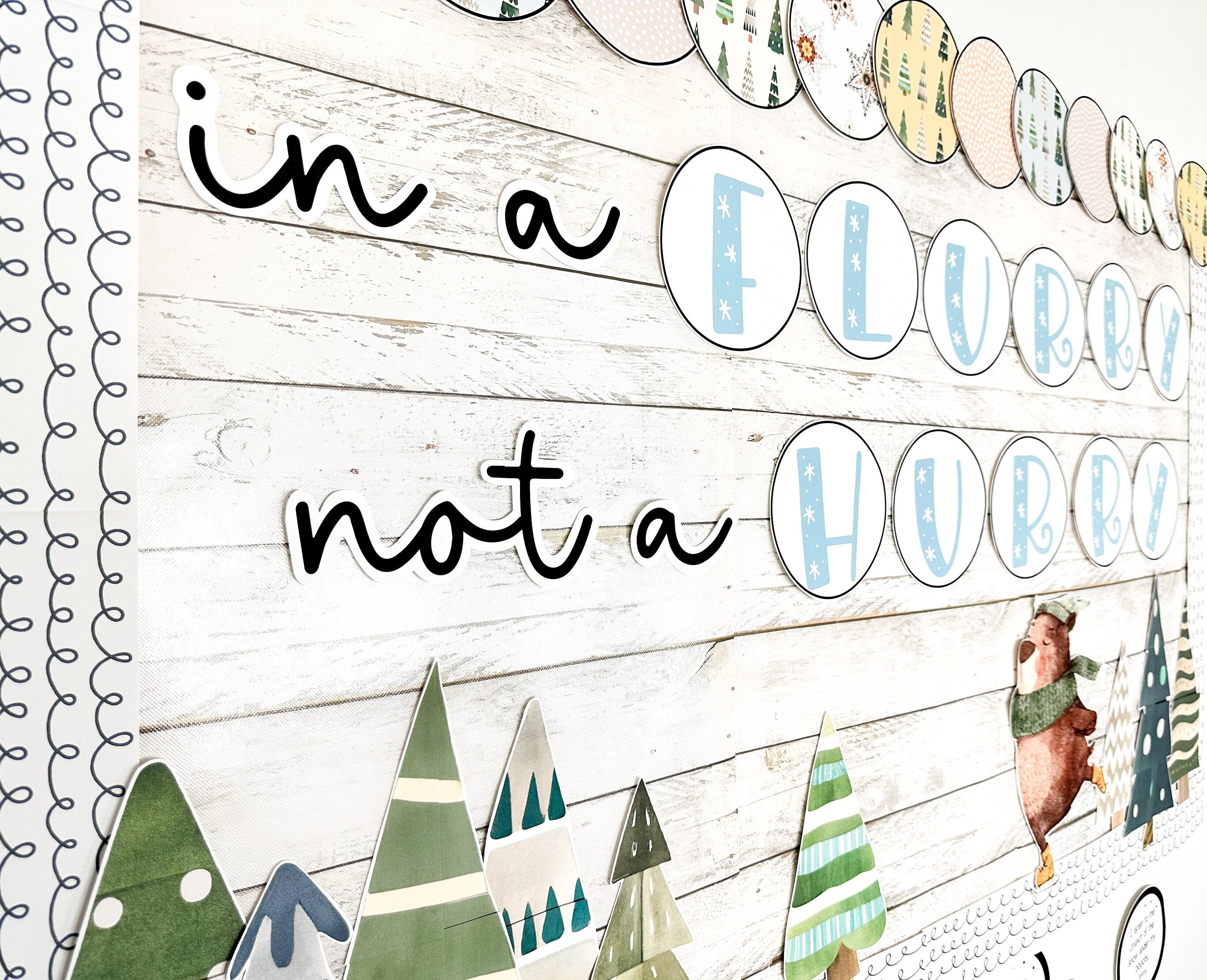 Mindfulness Bulletin Board Winter Classroom Decor Boho Classroom ...