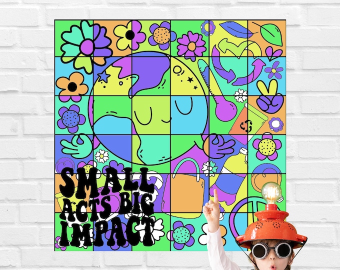 Growth Mindset Bulletin Board | Collaborative Coloring Poster for the ...