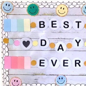 Friendship Bracelet Beads Bulletin Board Kit | Elementary Bulletin ...