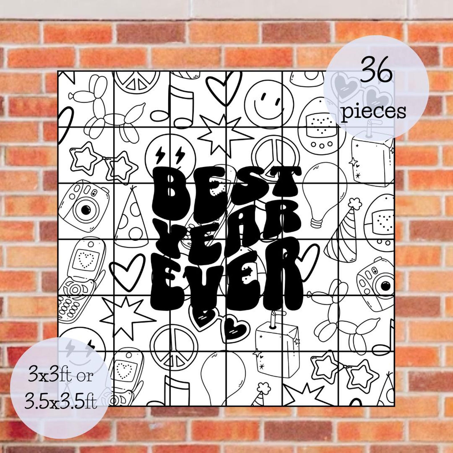 Best Year Ever - New Years and End of Year Collaborative Poster ...