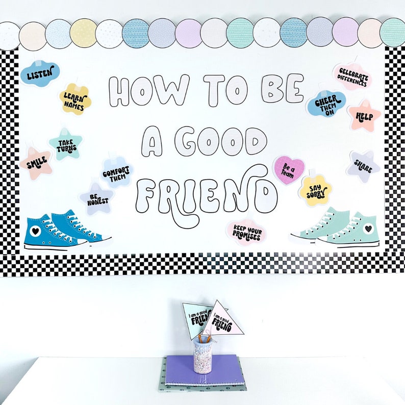 Friendship Bulletin Board Counseling Office Decorations - Etsy