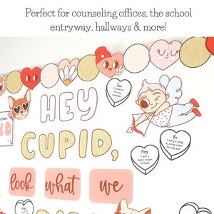 Retro Valentine's Bulletin Board Printables for Classroom Decor and ...