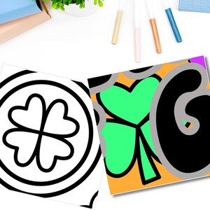 St Patricks Day Decor | Collaborative Coloring Poster | Collaborative ...
