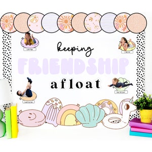 Friendship Bulletin Board | Counseling Office Decorations | Summer ...