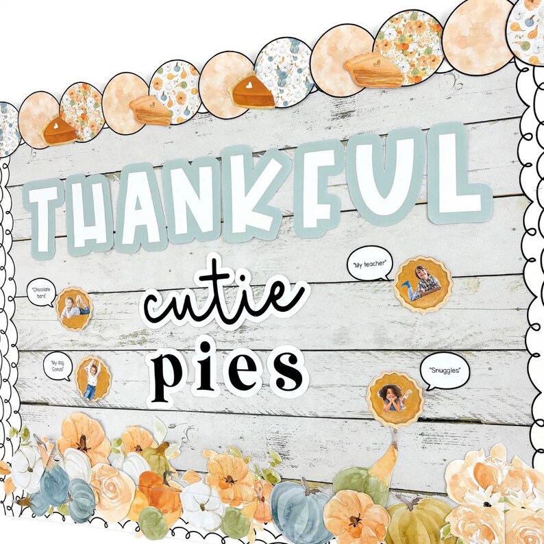 Thanksgiving Bulletin Boards for School | Thanksgiving Decor for the ...