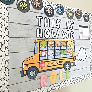 Character Traits Posters Back to School Bulletin Board Responsibility ...