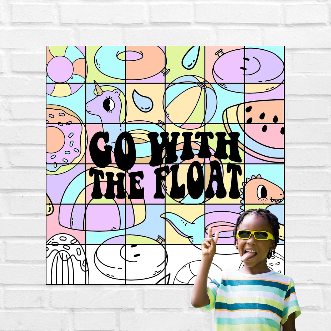 Summer Collaborative Art Poster | Collaborative Team Building Mural ...