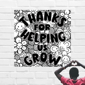 Teacher Appreciation Gift Collaborative Coloring Poster for the ...