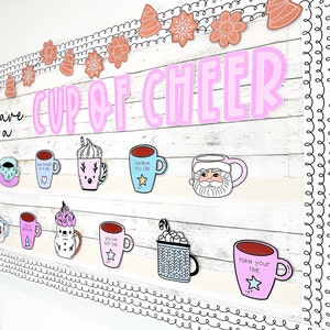 Cup of Gratitude | Christmas Bulletin Board Kit | Winter Classroom Door ...