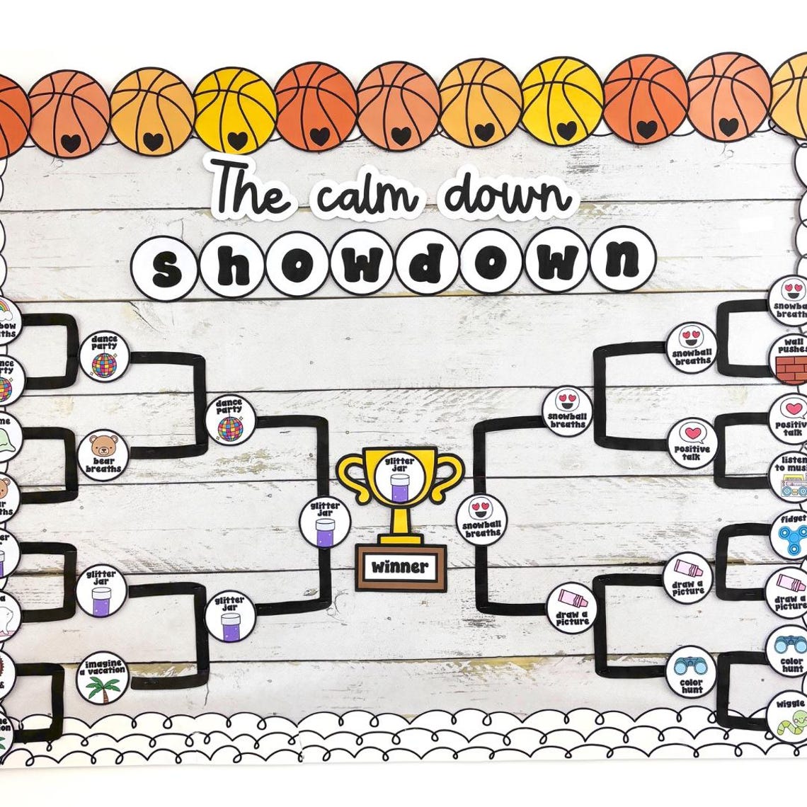 March Bulletin Board Idea - Basketball Classroom Decor - Basketball ...