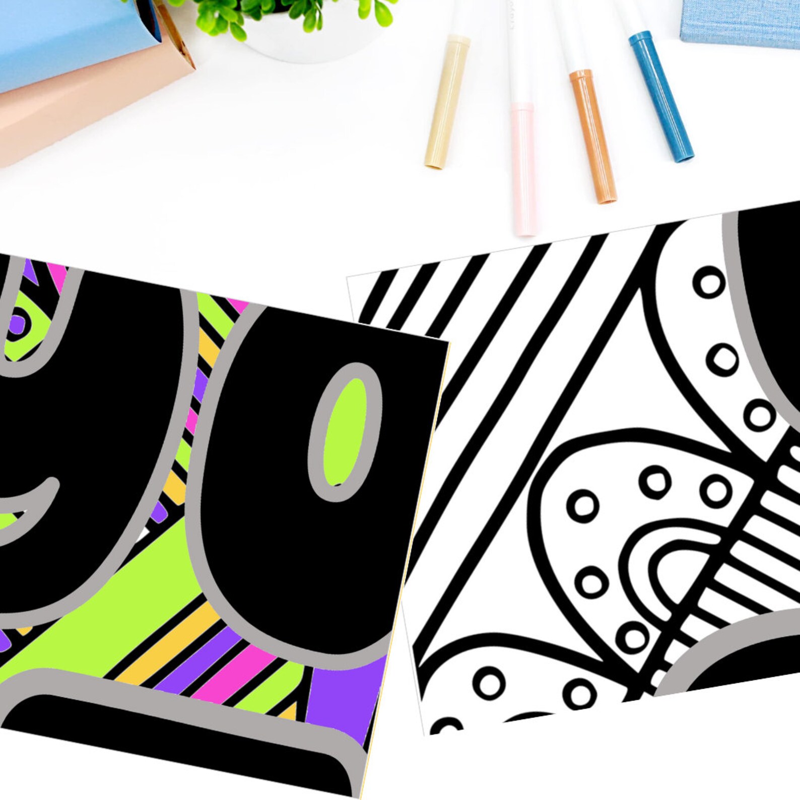 Collaborative Coloring Poster Positive Affirmations Classroom Posters ...