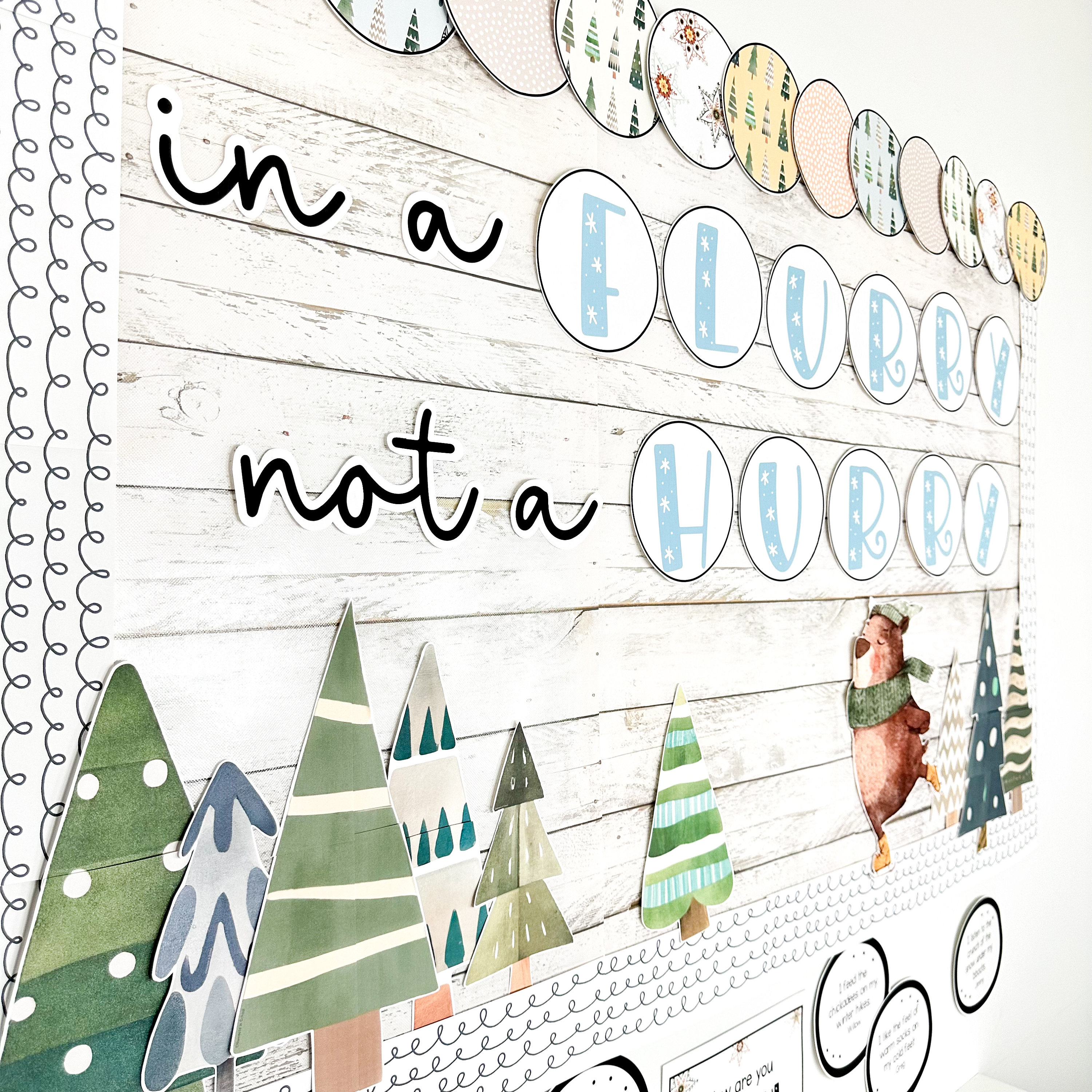 Mindfulness Bulletin Board Winter Classroom Decor Boho - Etsy