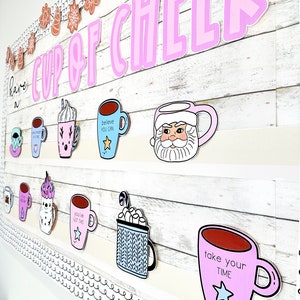 Cup of Gratitude | Christmas Bulletin Board Kit | Winter Classroom Door ...