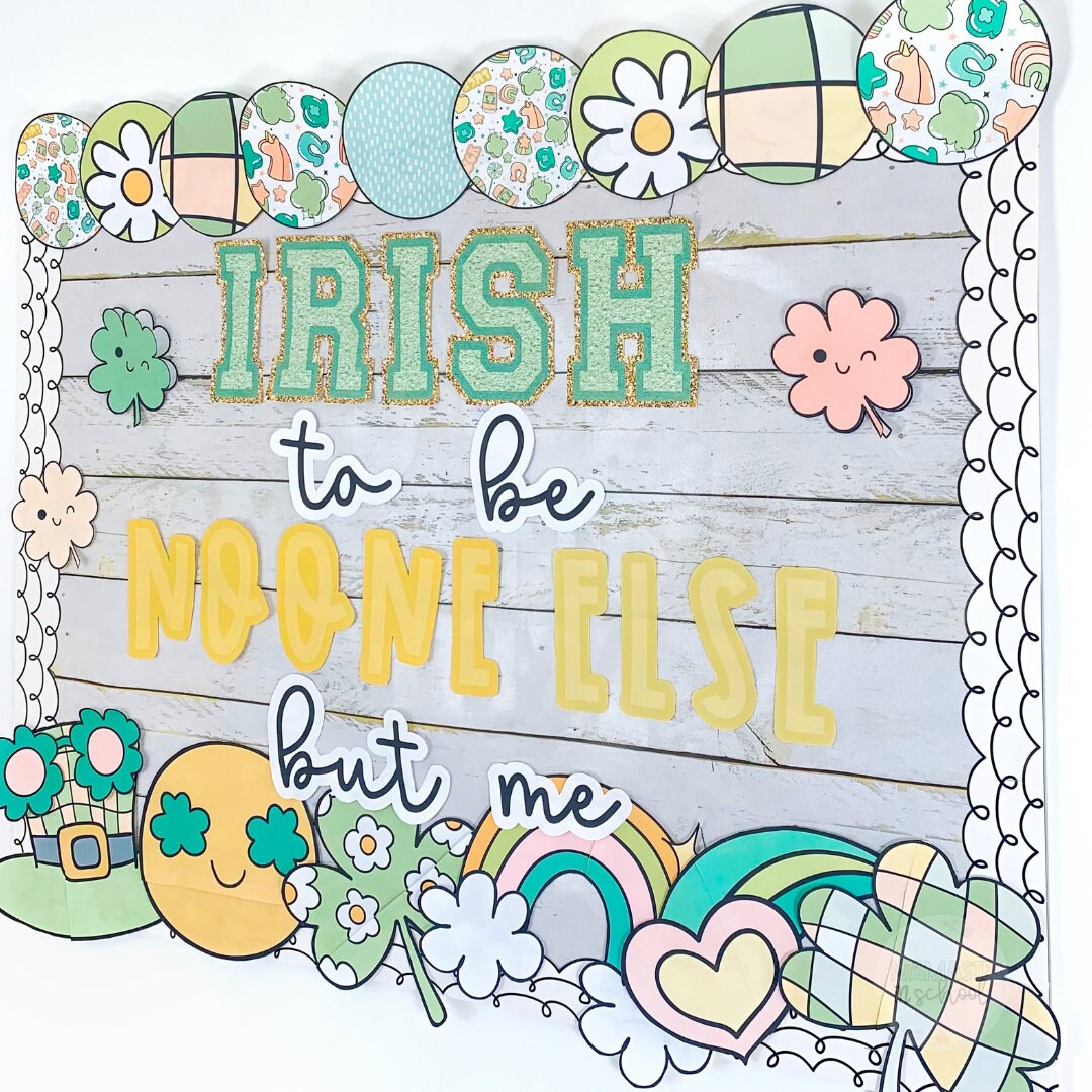 St Patricks Day Bulletin Board | St Paddy's Day Classroom Decor ...