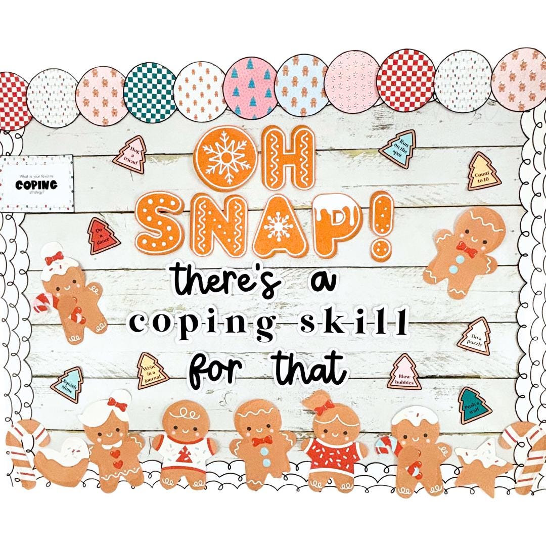 Gingerbread Bulletin Board Kit - Christmas Bulletin Ideas for the ...