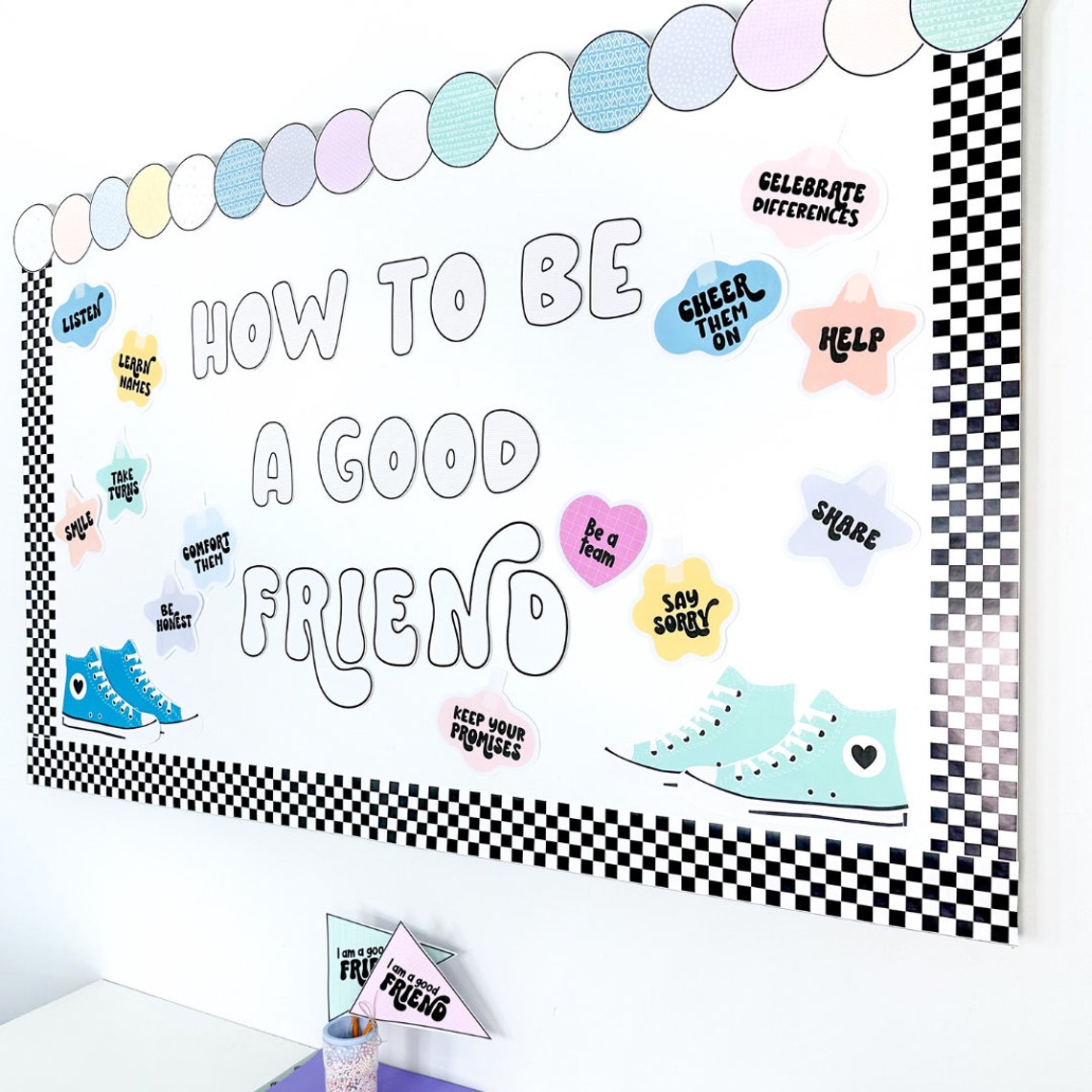 Friendship Bulletin Board Counseling Office Decorations - Etsy