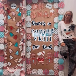 Gingerbread Bulletin Board Kit - Christmas Bulletin Ideas for the ...