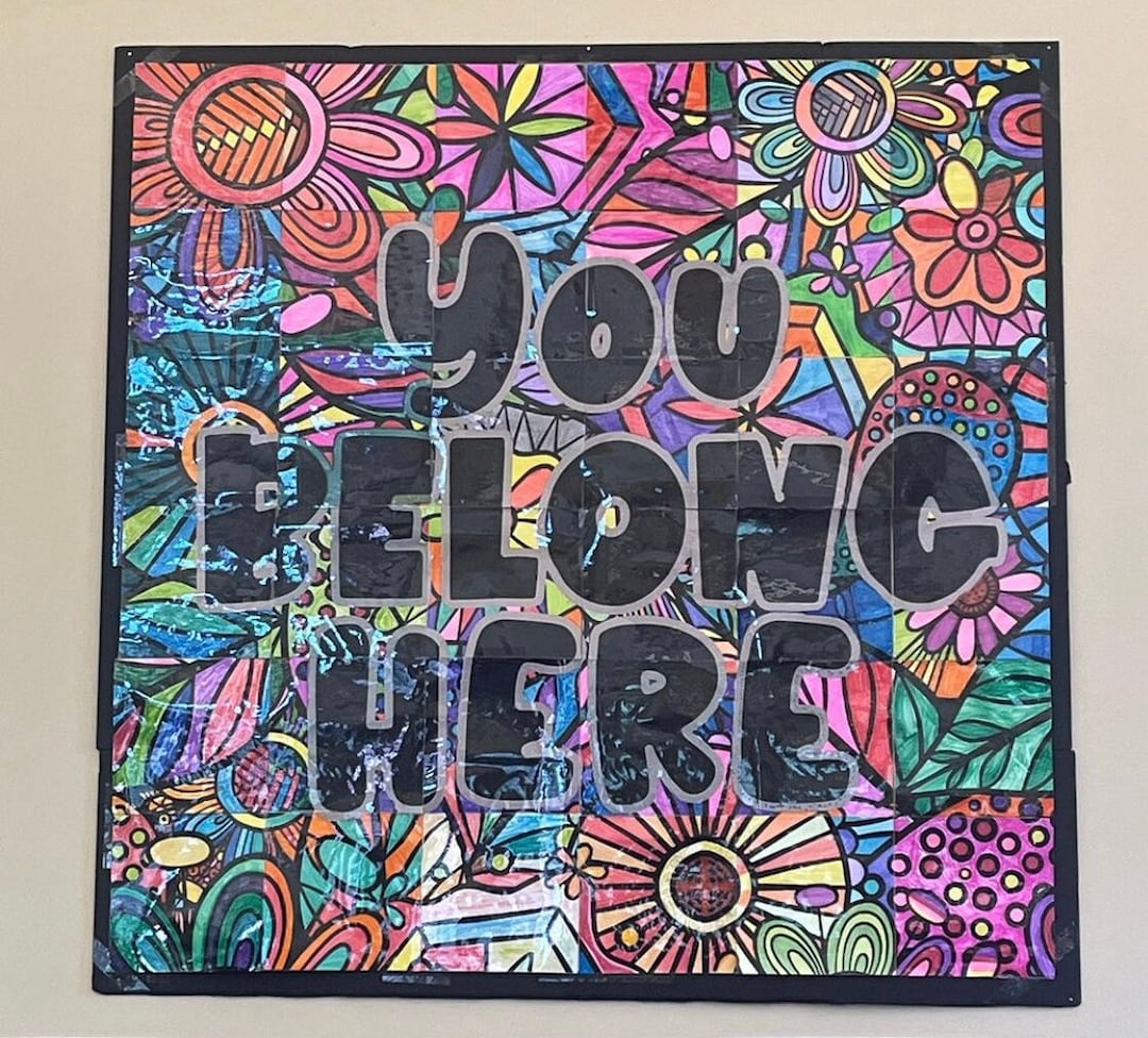 Poster collaboratif à colorier pour la classe Poster mural - Etsy France