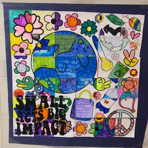 Earth Day Activities | Collaborative Coloring Page Poster | Save the ...