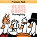 Thanksgiving Door Decor Ideas - October November Classroom Goose ...