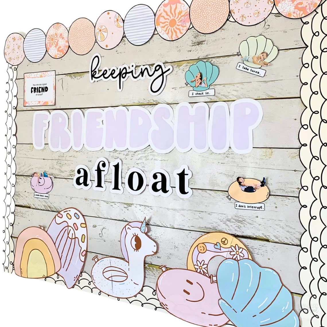 Friendship Bulletin Board | Counseling Office Decorations | Summer ...