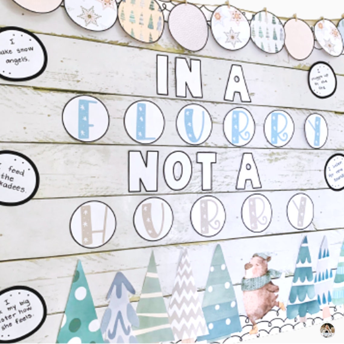 Mindfulness Bulletin Board Winter Classroom Decor Boho - Etsy