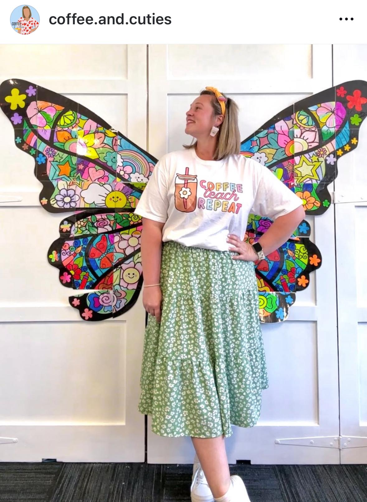 Butterfly Wings Photo Op | Collaborative Art Project | Spring and ...