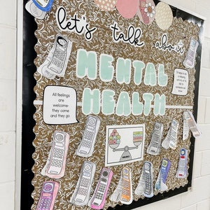 Mental Health Bulletin Board | Retro Decor | Mental Health Matters ...
