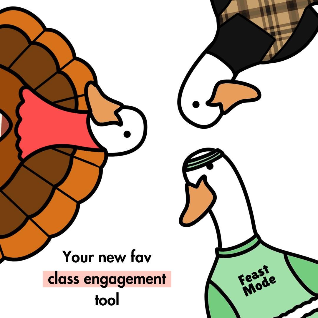 Thanksgiving Door Decor Ideas - October November Classroom Goose ...