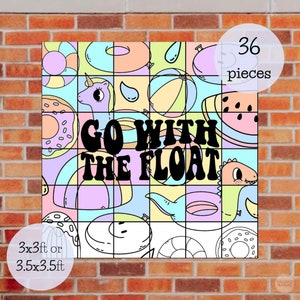 Summer Collaborative Art Poster | Collaborative Team Building Mural ...